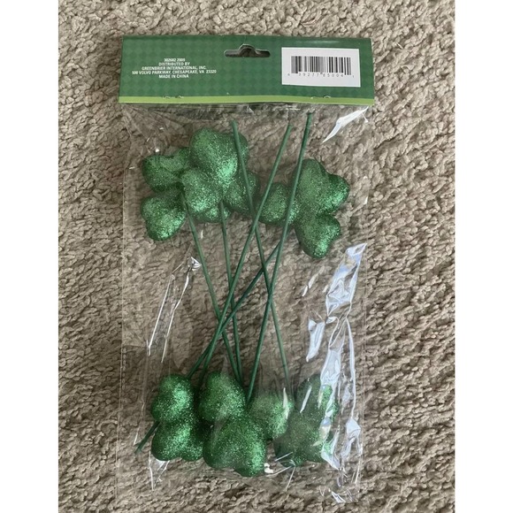 Nobrand | Office | Pack Of 6 Pieces St Patricks Day Glitter Shamrock ...